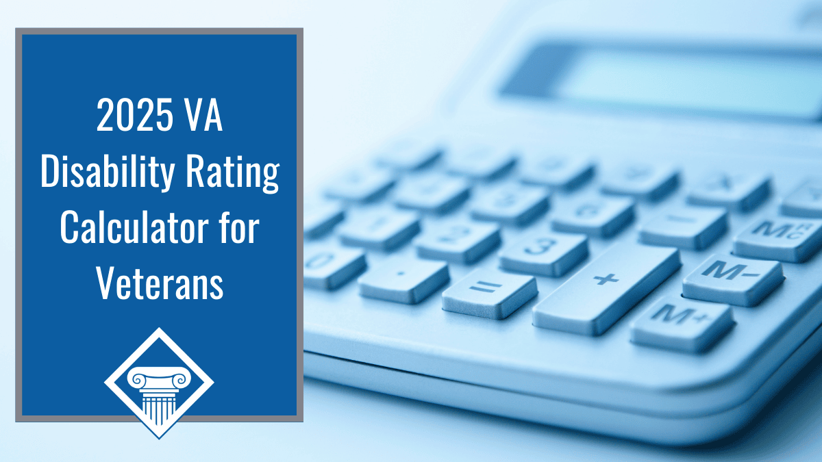 2025 VA Disability Rating Calculator for Veterans