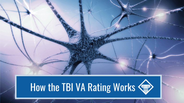 How the TBI VA rating works