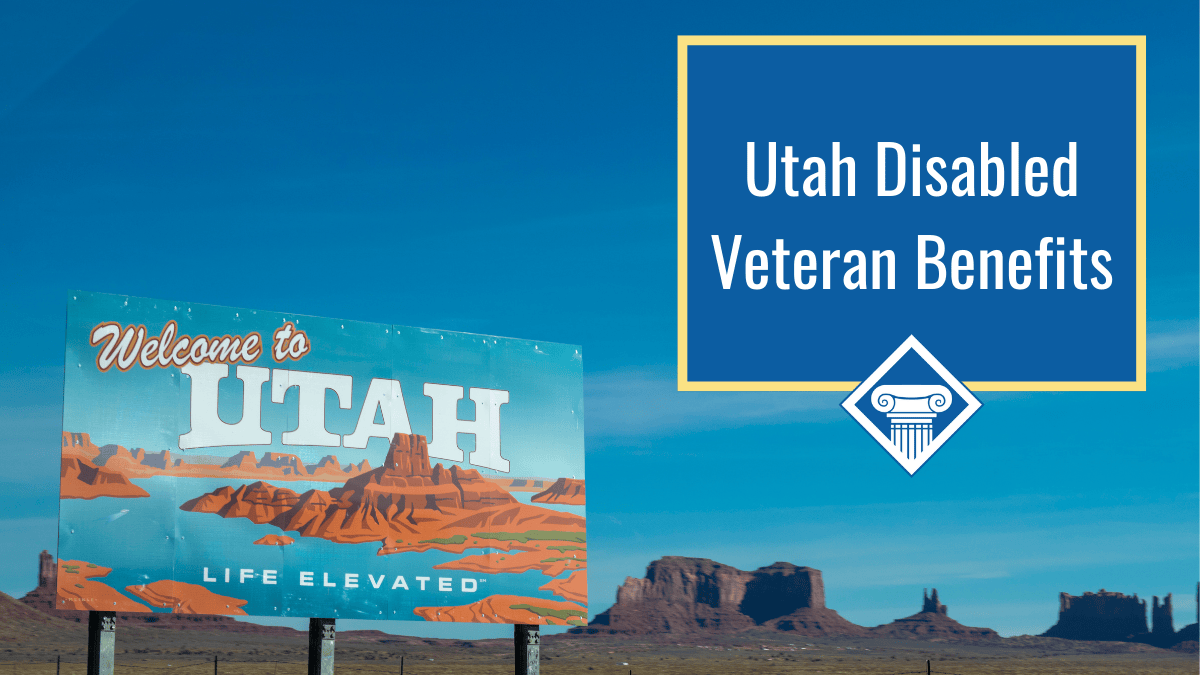 Utah disabled veteran benefits